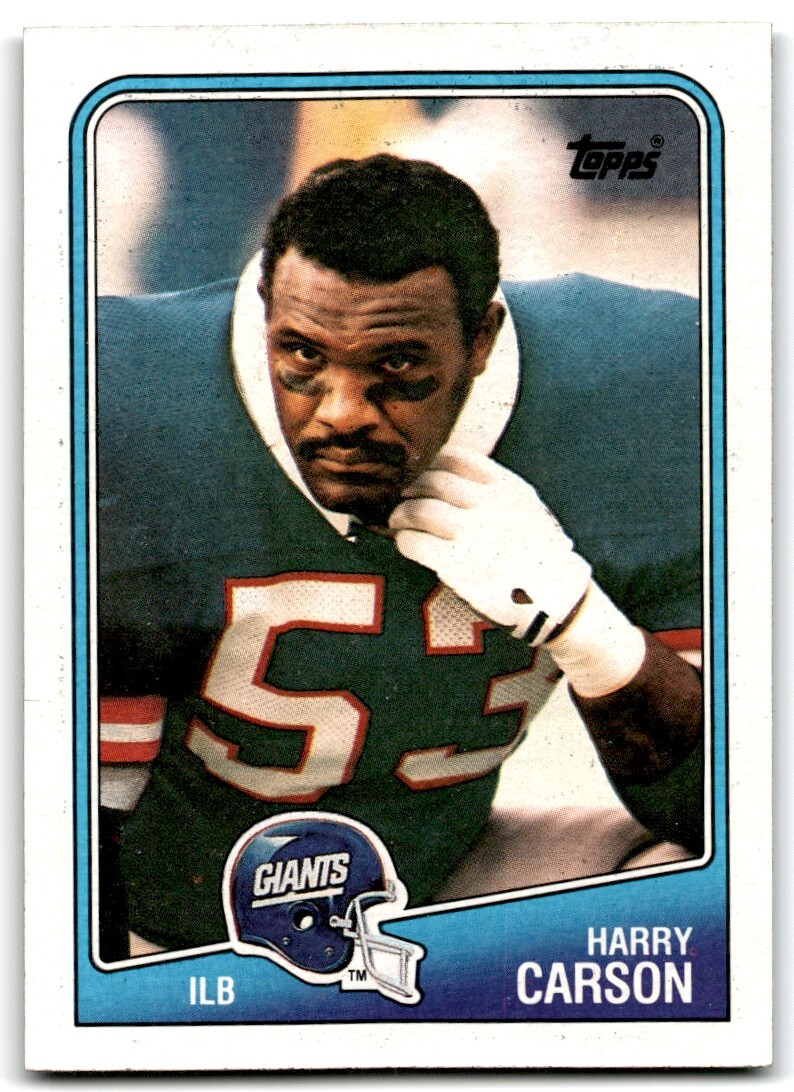 1988 Topps Harry Carson Football Cards #284 | eBay