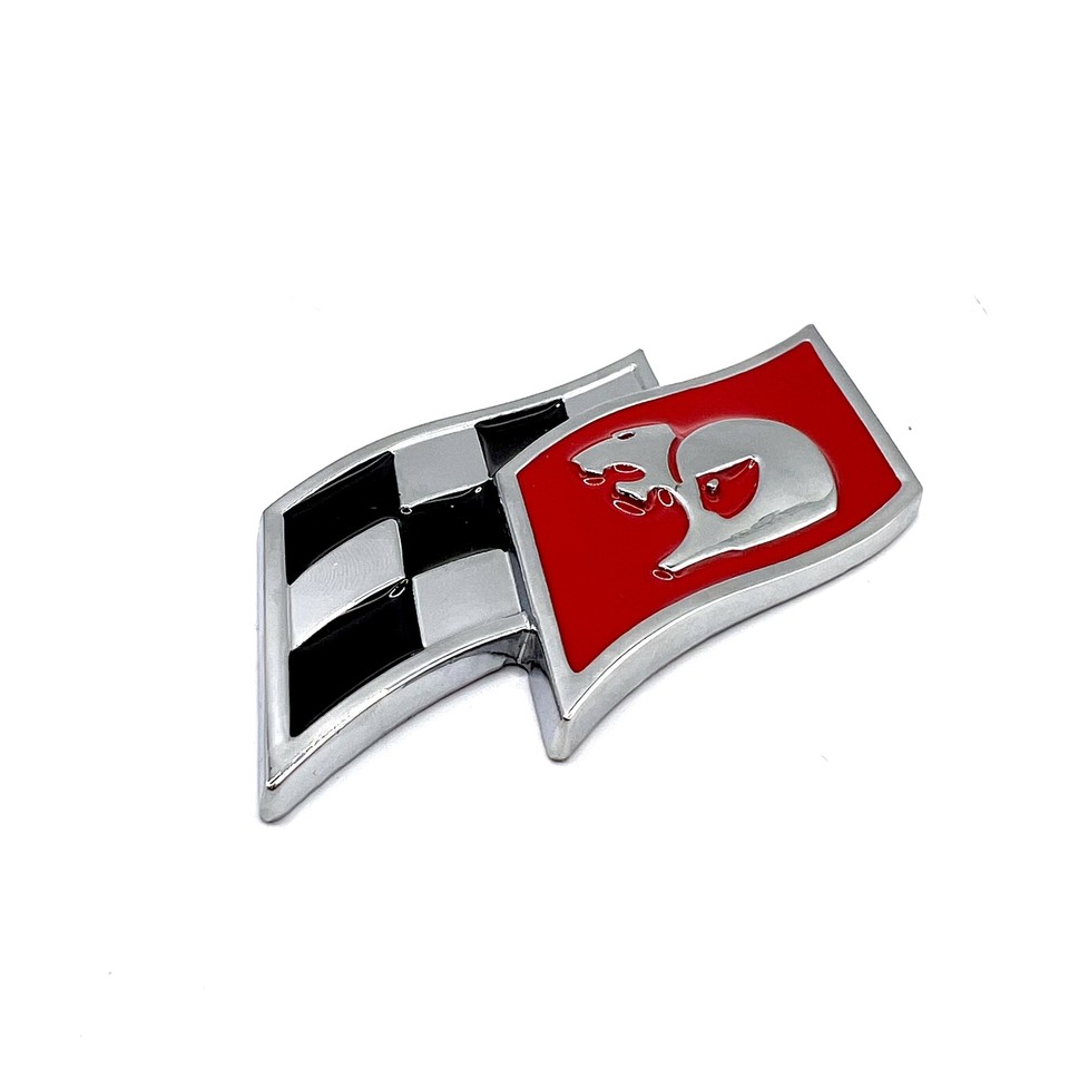 Red HSV Racing Flag Badge Emblem For Holden Commodore GTS R8 Clubsport ...