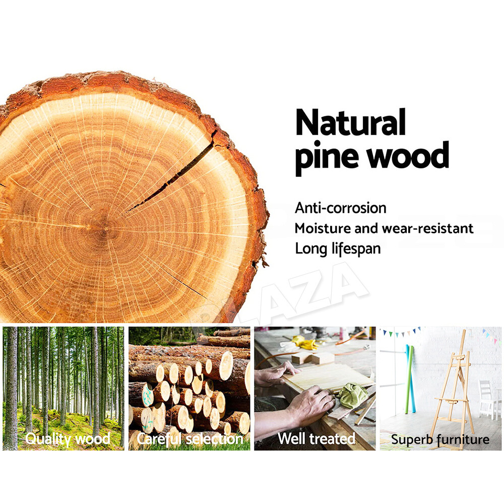 AUP Pine Wood Easel Artist Art Display Painting Shop Tripod Stand ...
