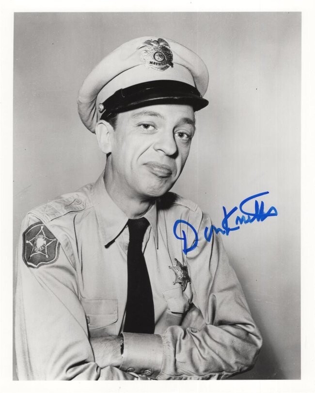 Don Knotts Autographed Photo