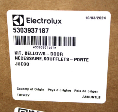 Electrolux Front Load Washer Door to Tub Bellows 5303937187 OEM | eBay
