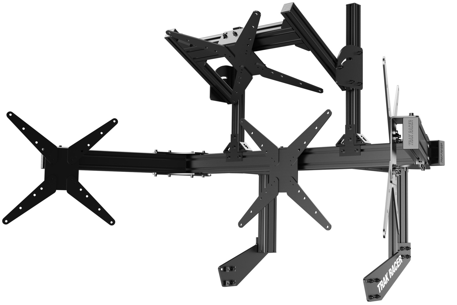 Trak Racer Quad Monitor Mount Racing Simulator Cockpit Computer Screen ...