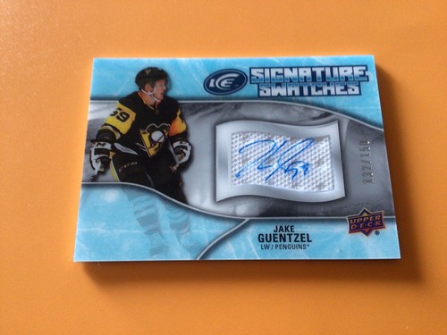 2018-19 Jake Guentzel Upper Deck Signature Swatches 132/150 Auto | eBay