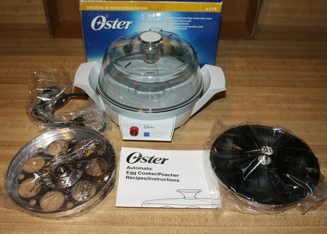 Vintage Oster DESIGNER Automatic Egg Cooker & Poacher Model 580 20b ...