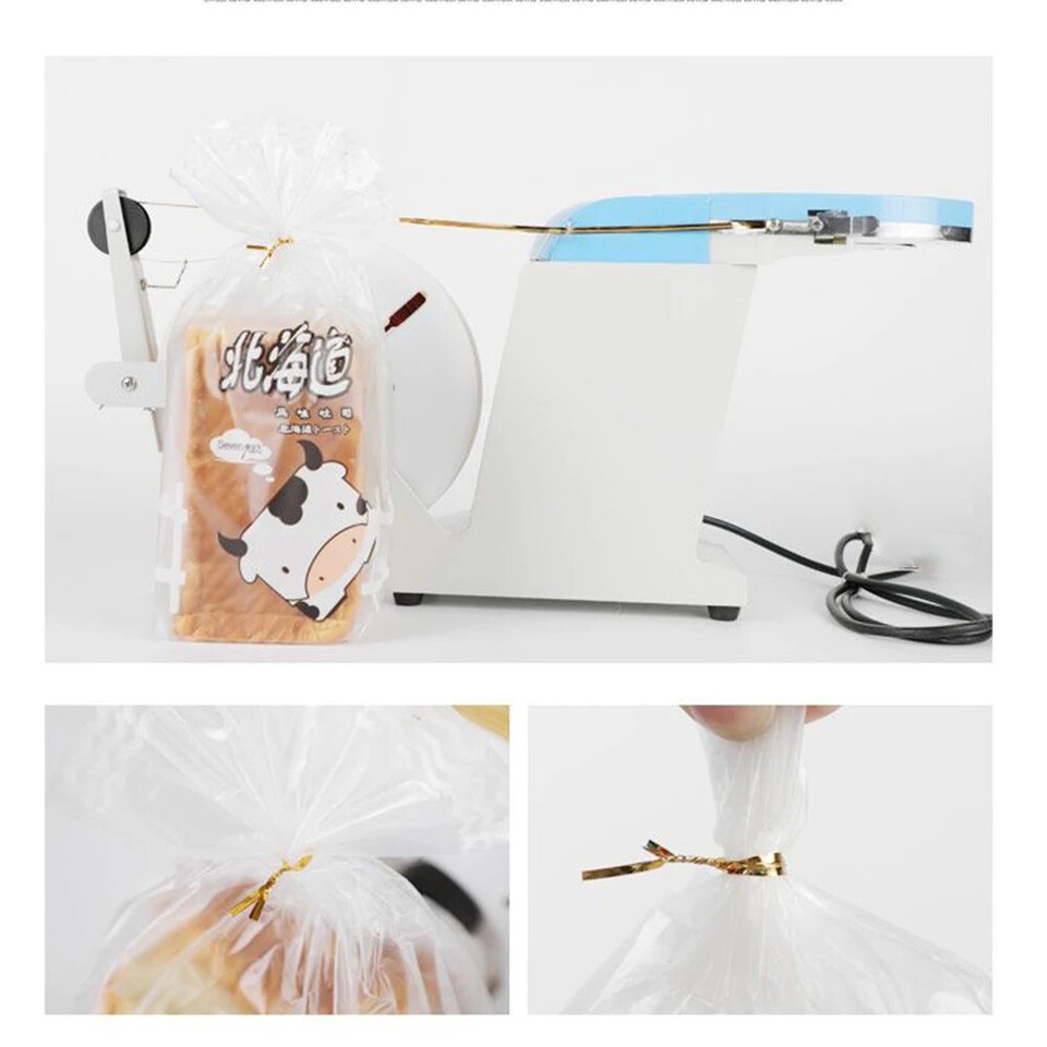 Automatic Bread Bag Twist Tie Machine Golden Wire Candy Bag Tying ...