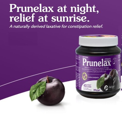 Prunelax Smooth Laxative 300g Gel Relieve Constipation 40Doses Prune ...