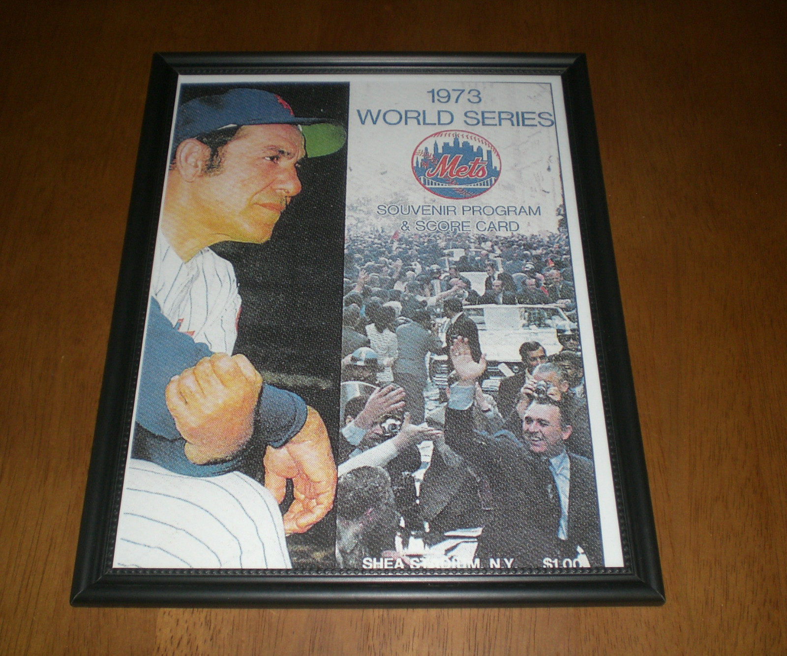 1973 METS WORLD SERIES PROGRAM FRAMED COLOR PRINT | eBay