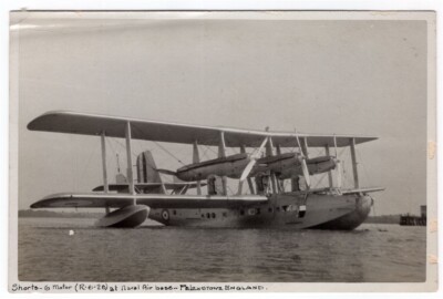 1930s Short S.14 Sarafand Flying Boat at Felexstowe England Original ...