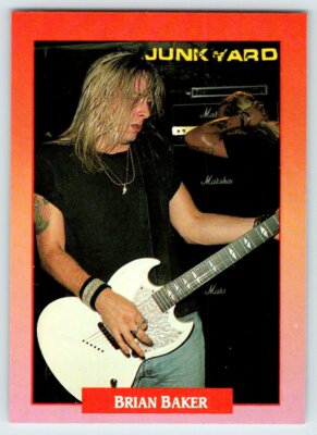 BRIAN BAKER JUNKYARD Rock Cards Brockum Trading Card B70 | eBay