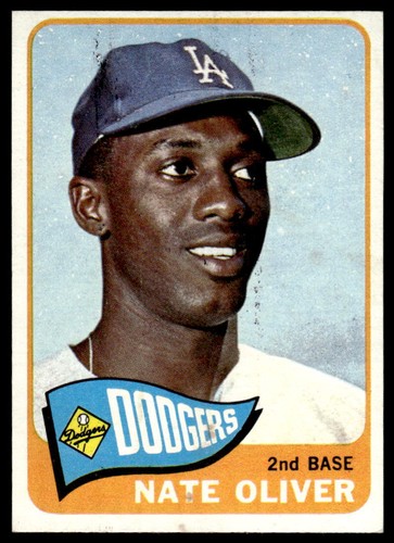 1965 TOPPS NATE OLIVER 59 VG BASEBALL LOS ANGELES DODGERS | eBay