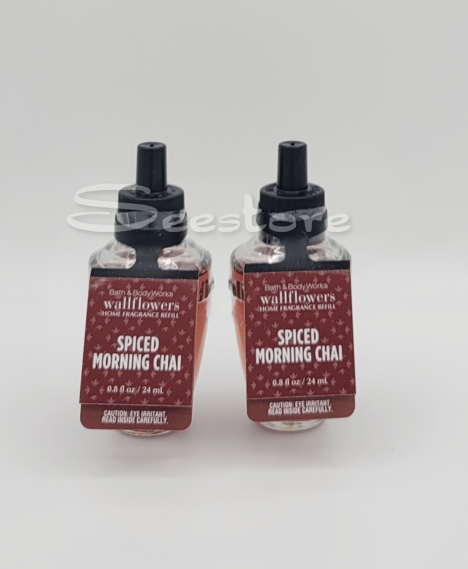 Bath & Body Works Spiced Morning Chai Wallflowers Fragrance Refill Bulb ...