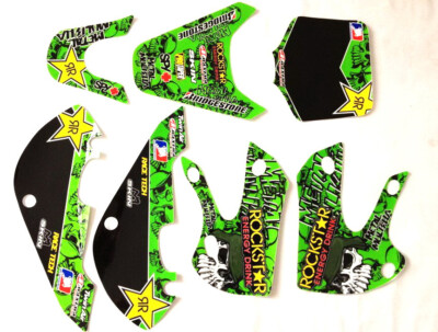 Pit Bike GRAPHICS DECAL STICKERS KIT FOR KLX110 KX65 DE66 | eBay