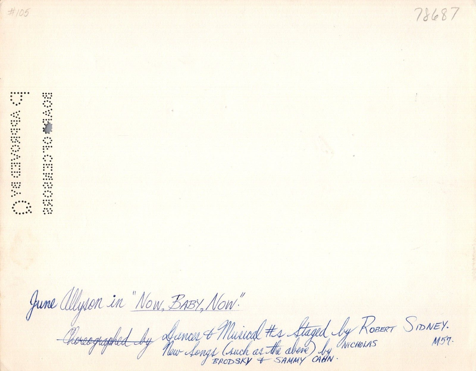 Hollywood June Allyson + Jack Dodds + Casse Jaeger (1956) Original ...