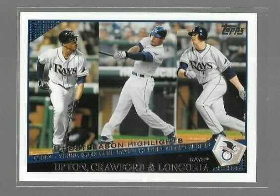 2009 Topps 2008 ALCS Postseason Highlights Evan Longoria #246 Rays | eBay