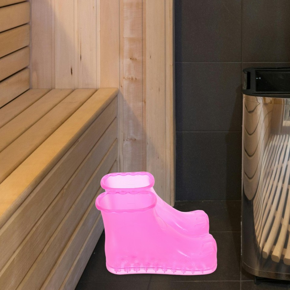 1 Pair Household Foot Bathing Shoes Foot Massage Shoes Bath Supplies ...