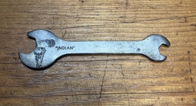 Early 1900's Vintage INDIAN Branded Open End 6” WRENCH for Indian ...