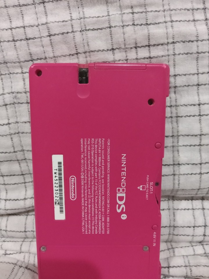 Nintendo DSi Pink Handheld Console System TWL-001 Tested AS IS | eBay