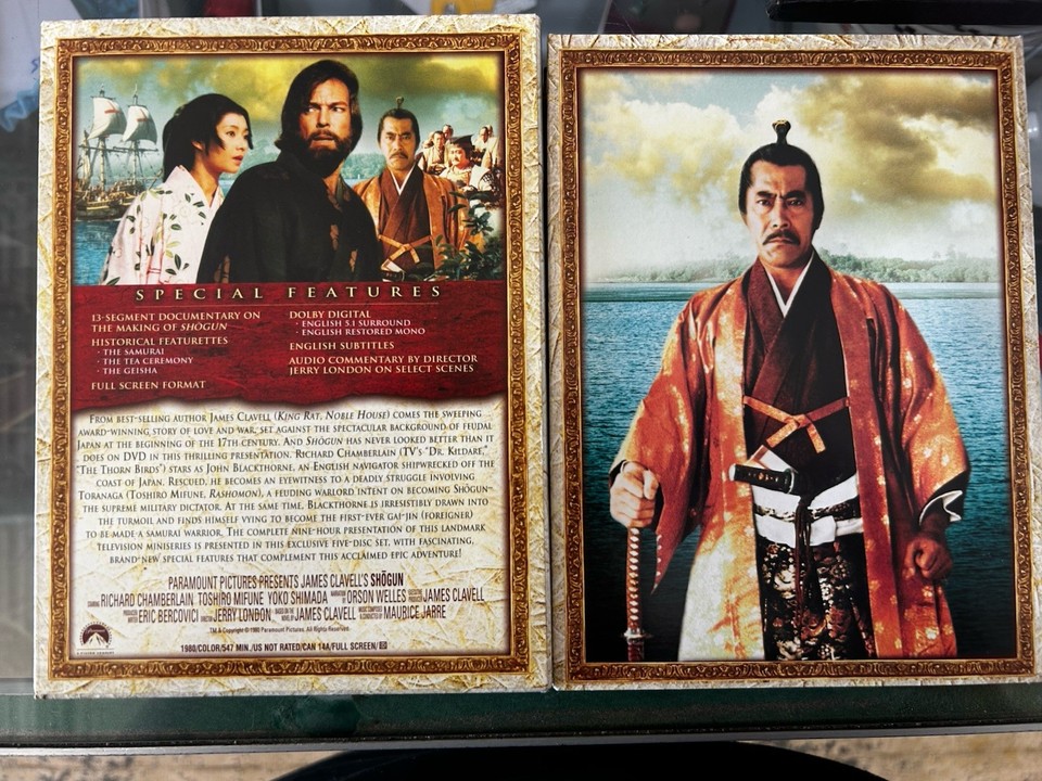 Shogun DVD 1980 TV Miniseries, Complete Set 97361549842| eBay