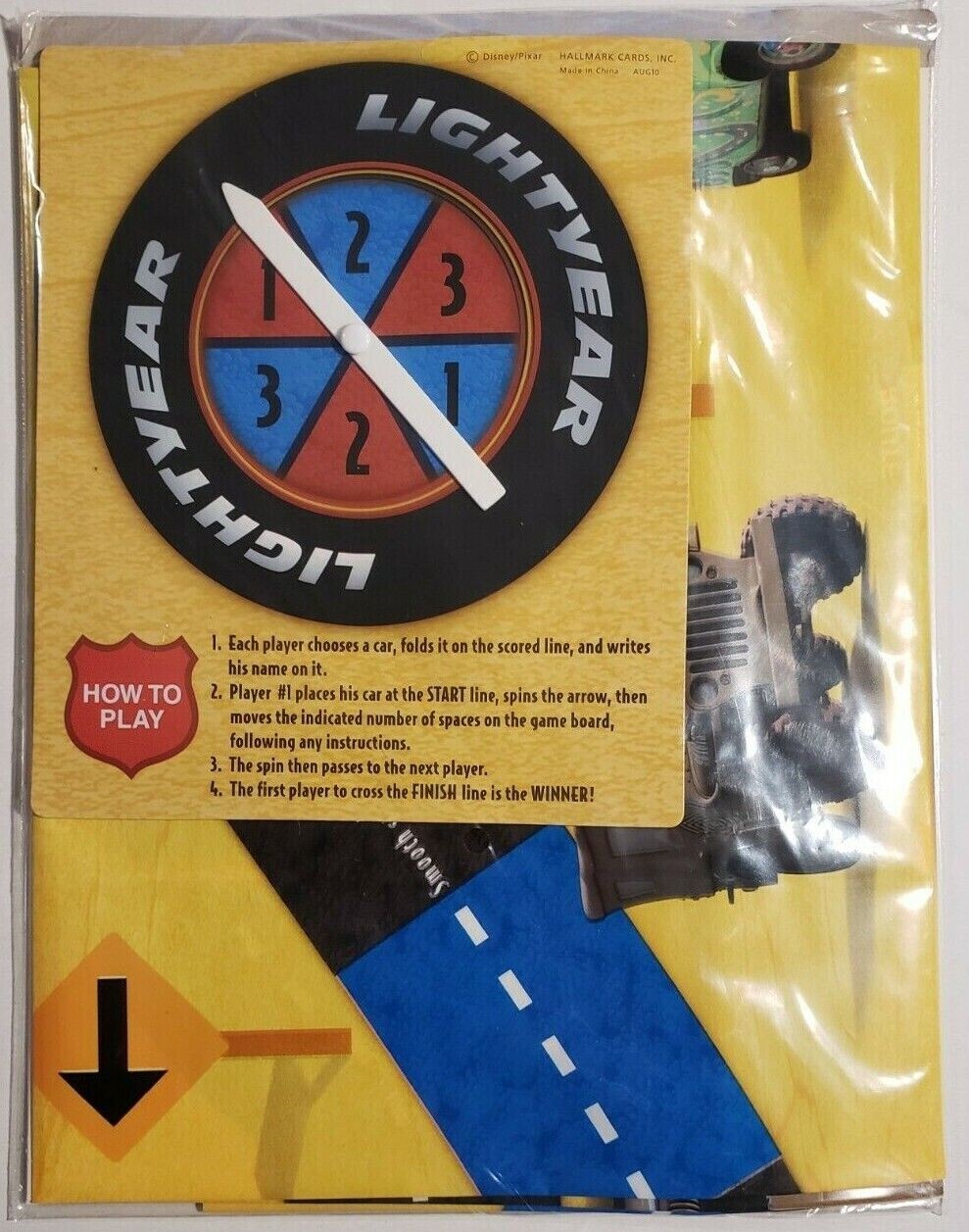 Hallmark Disney Pixar The World of Cars Party Game for 8 Players for ...