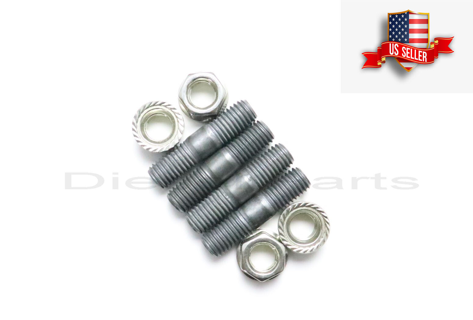 Turbocharger Stud Kit with Stainless Flanged Nut T3 T4 T6 M10x1.50-42mm ...