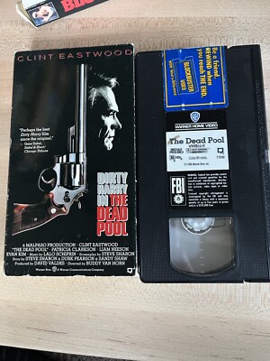 The Dead Pool (VHS, 1988) DIRTY HARRY CLINT EASTWOOD 85391181033| eBay