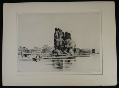 Large Sir Frank Short Original Etching & Drypoint , Signed, 13 ¾” x 10 ...