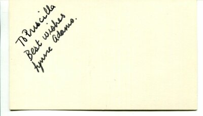LYNNE ADAMS signed AUTOGRAPH 9490 | eBay UK