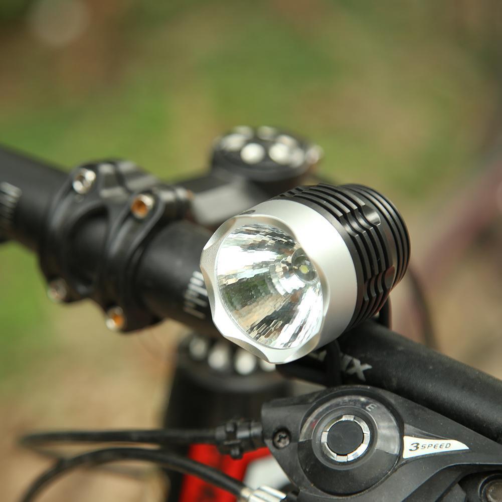 AU LED Bicycle Front Light Flashlight 3 Modes Bike Night Cycling Torch ...
