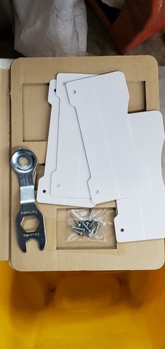 Genuine OEM White LG Laundry Appliance Pedestal Mounting Bracket Kit ...