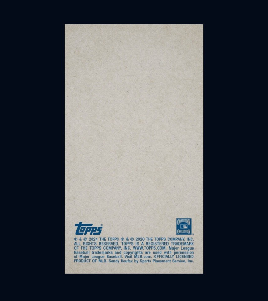 *Amazing* - 2024 Topps 206 - Sandy Koufax Auto/blank back - Digital ...