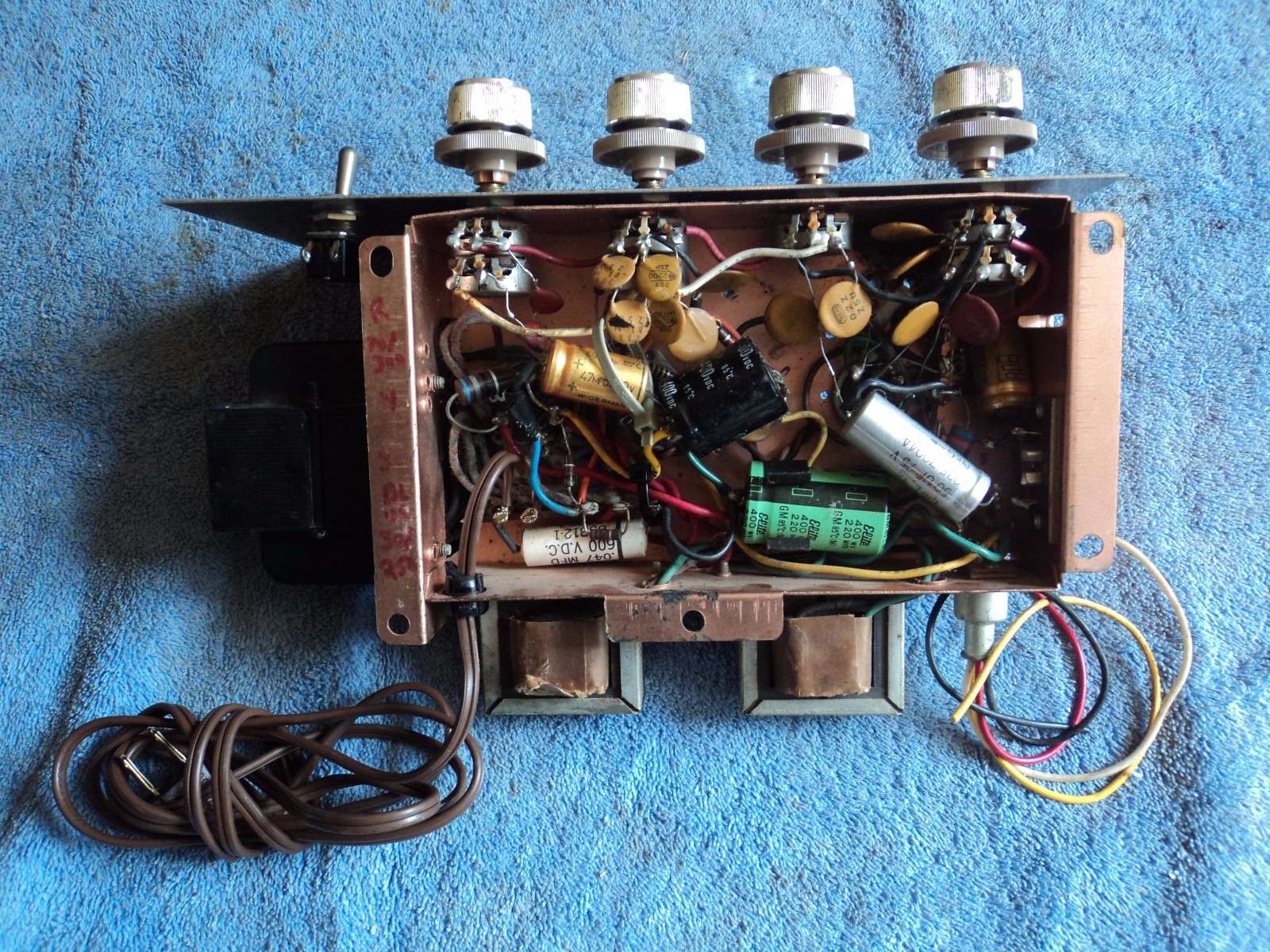 SINGLE ENDED 6BQ5 EL84 ADMIRAL STEREO SE TUBE AMPLIFIER PROJECT ...