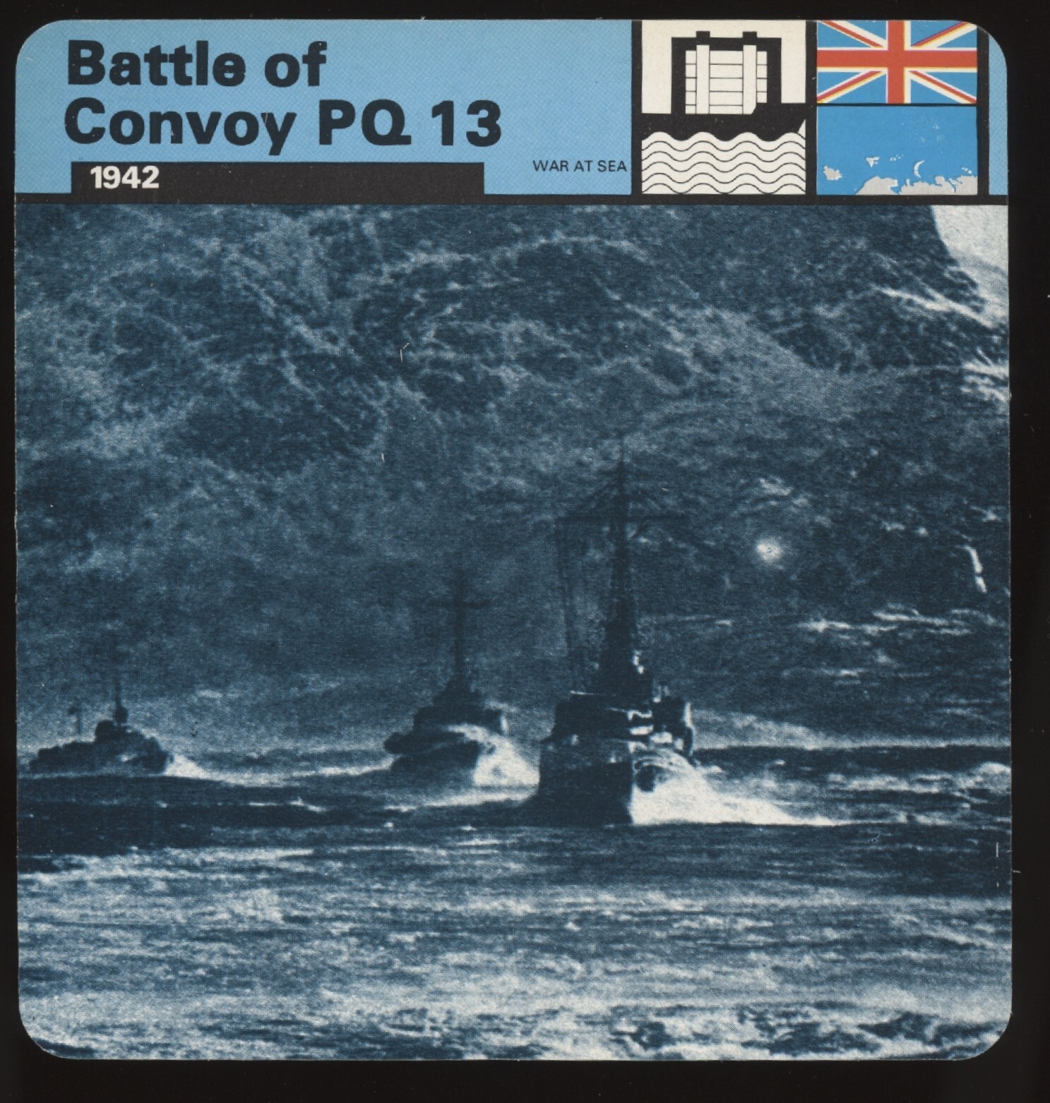 Battle of Convoy PQ 13 Edito Service Card Second World War II At Sea | eBay