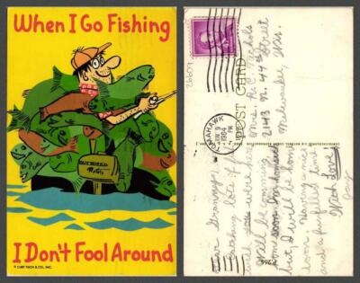 VINTAGE POSTCARD TOPIC: Fishing | eBay