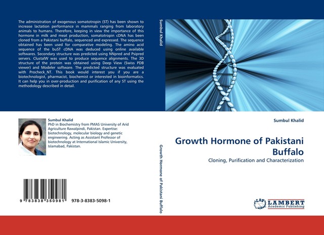 Growth Hormone of Pakistani Buffalo von Sumbul Khalid (2010 ...
