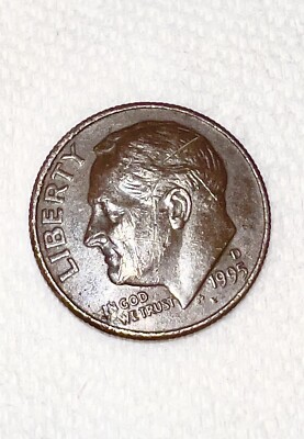 Roosevelt Copper Dime Error 1995 D | eBay