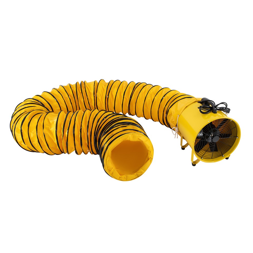 Utility Blower Ventilation Fan 16 Inches Fume Extractor w/32.8 ft/10 m ...