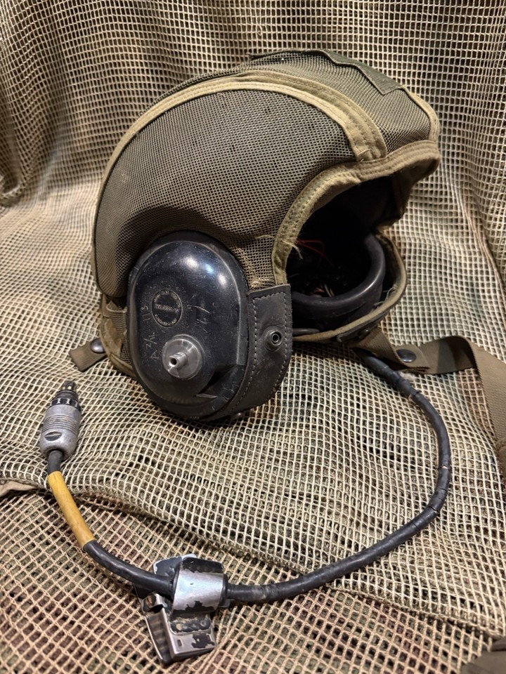 CVC Combat Vehicle Crewman Helmet W/ Headset And Padded Liner -for ...