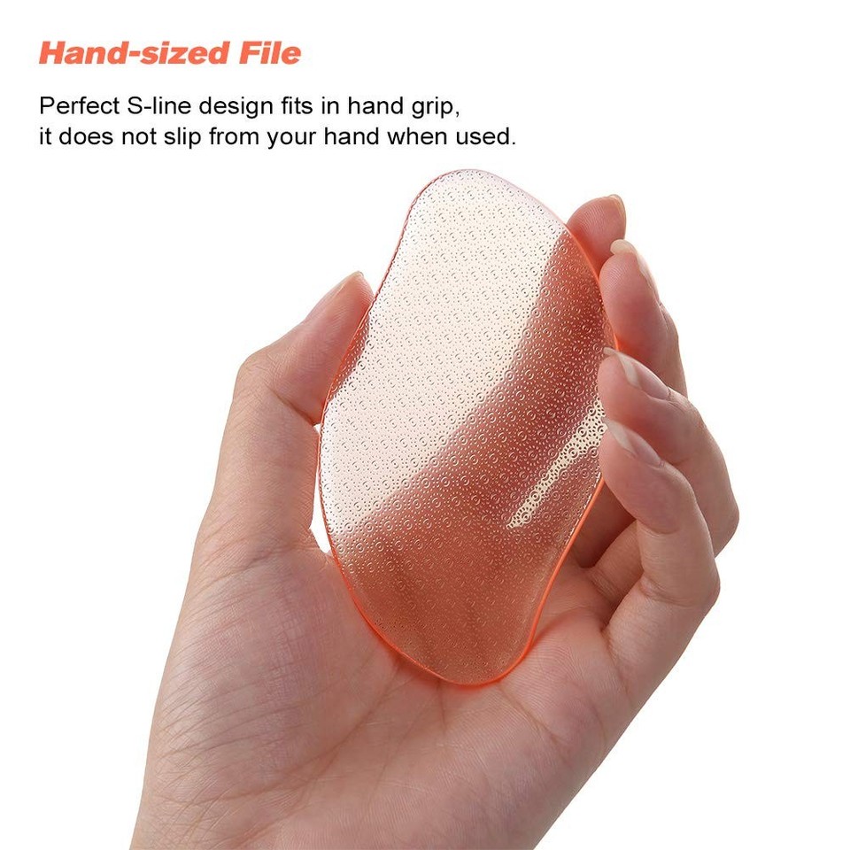 BEZOX Glass Foot File Callus Remover Crystal Pedicure Foot Rasp for ...