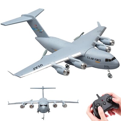 Plane,Remote Control Airplane Ready to Fly,2 Channels RC Airplane C17 ...