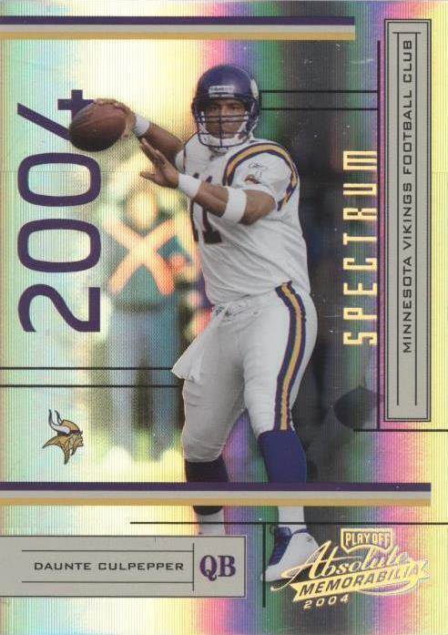 2004 Playoff Absolute Memorabilia - Daunte Culpepper #75 Spectrum /100 for sale online | eBay