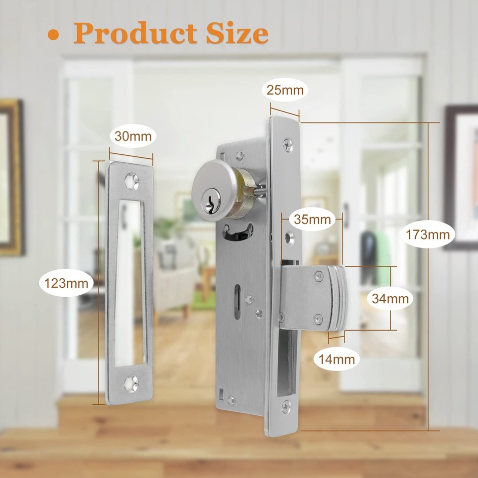 Storefront Door Mortise Lock Deadbolt Aluminum Storefront Entry Door ...