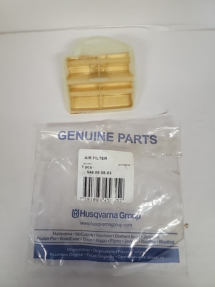 Genuine Husqvarna 445, 450 OEM Air Filter 544080803 NEW -M28 | eBay