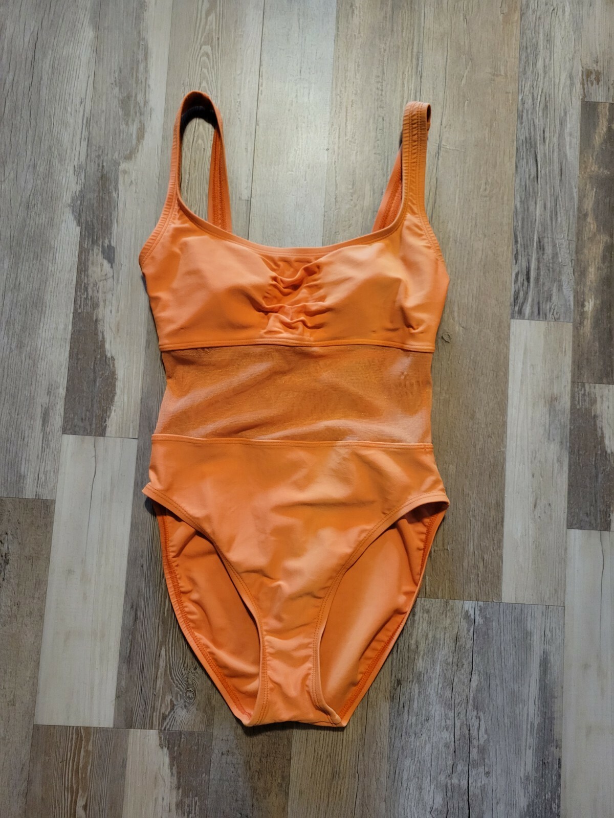 90's Vintage Baywatch one piece swimsuit in orange - Gem