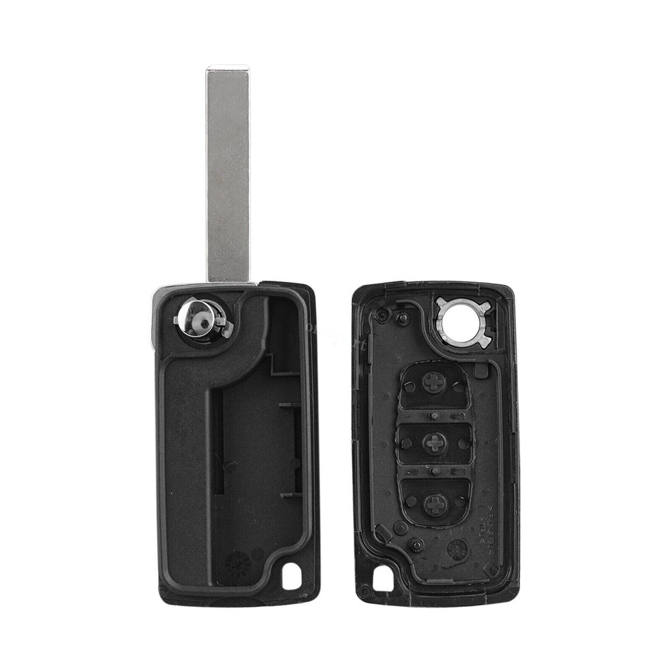 3 Button Remote Flip Key Fob Case Shell For Peugeot Expert Citroen ...