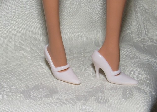 BARBIE SHOES GRAND ENTRANCE PALE PEACH HIGH HEEL PUMPS FITS MODEL MUSE ...