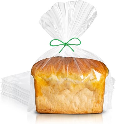 Poly Bakery Bread Bags 8 x 3 x 15. 1000 Bread Loaf Packing Bags 1 Mil ...