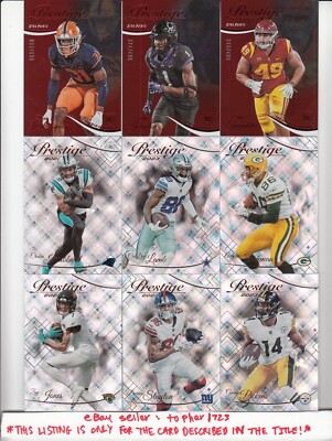 2023 Panini Prestige Parallel Diamond CHUBA HUBBARD #40 Panthers | eBay