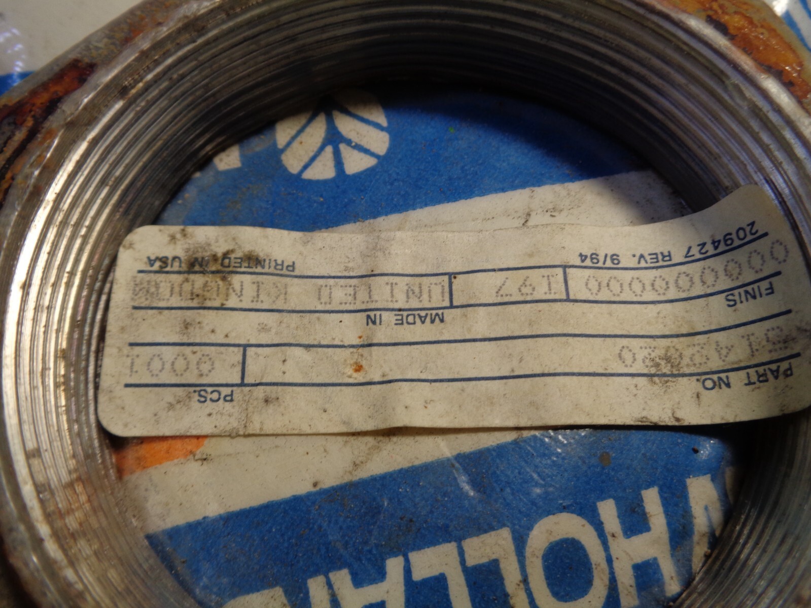 ORIGINAL FORD Front Axle Nut for Ford Holland Tractor 5142020 for sale ...