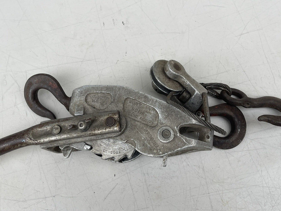 lug all Model 300-10 Hoist 1500lbs/3000lbs.Cable Hoist Ratcheting Come ...