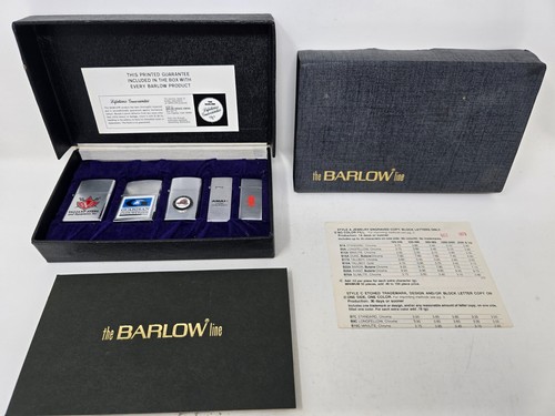 Vintage Barlow Lighters Salesman Sample Case - VERY RARE - HBO Lime Ridge | eBay